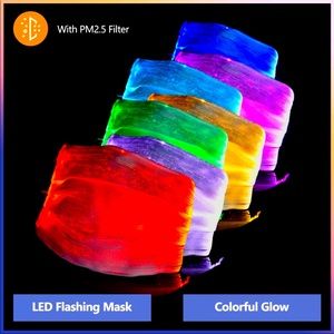 unbranded | Accessories | Led Mask 7 Color Glowing Luminous Mask Party ...